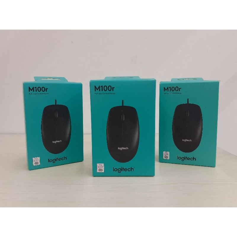 Jual Mouse Logitech M100r BLACK | Shopee Indonesia