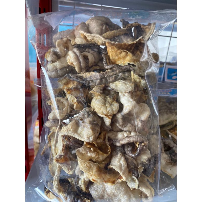 Jual kerupuk kulit ikan original kemasan besar 200gr | Shopee Indonesia