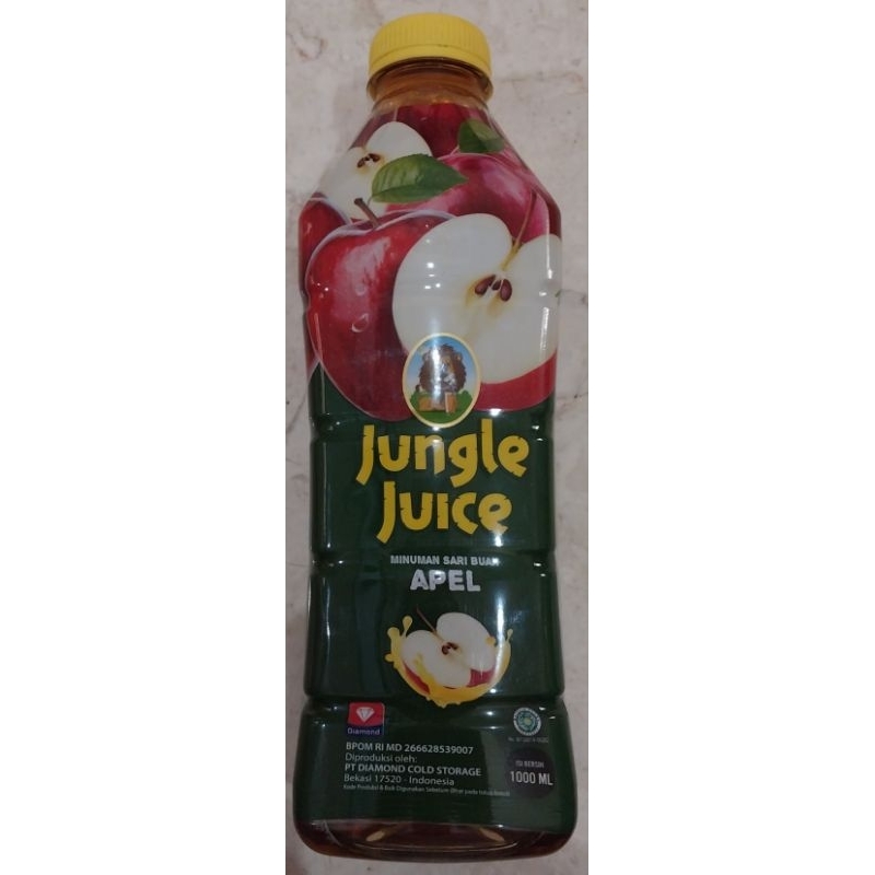 Jual minuman sari buah apel / apple juice drink jungle juice 1000 ml ( pt diamond cold storage ...