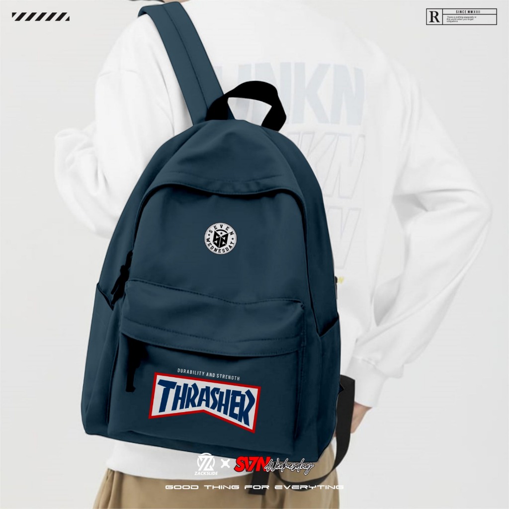 Jual BRZ35 Tas Ransel Bagpack Tas Sekolah Pria Basic Tas Gendong Tas ...