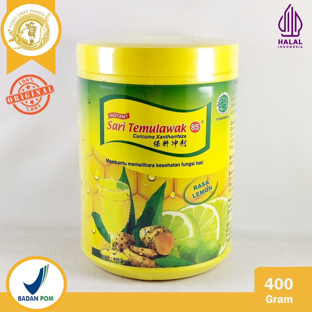 Jual SARI TEMULAWAK 85 (BOTOL, RASA LEMON) | Shopee Indonesia