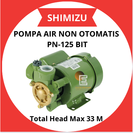 Jual SHIMIZU POMPA AIR PN 125 BIT NON AUTO WATER PUMP/PN125BIT/PN125 ...