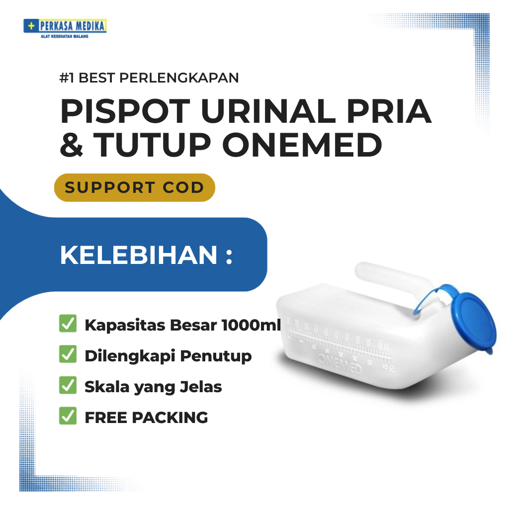 Jual Pispot Botol Urinal Plastik OneMed Perkasa Medika Malang | Shopee ...