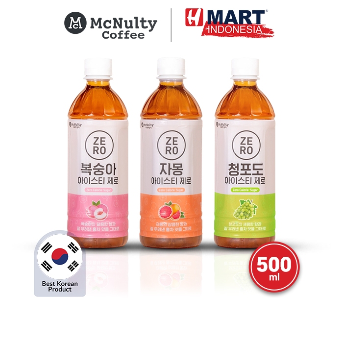 Jual McNulty Zero-Calorie Iced Tea - Minuman Teh Korea 0 Kalori 500ml ...