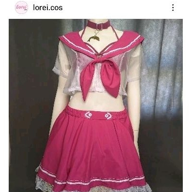 Jual Kostum Costume Cosplay Vtuber Shylily Pink | Shopee Indonesia