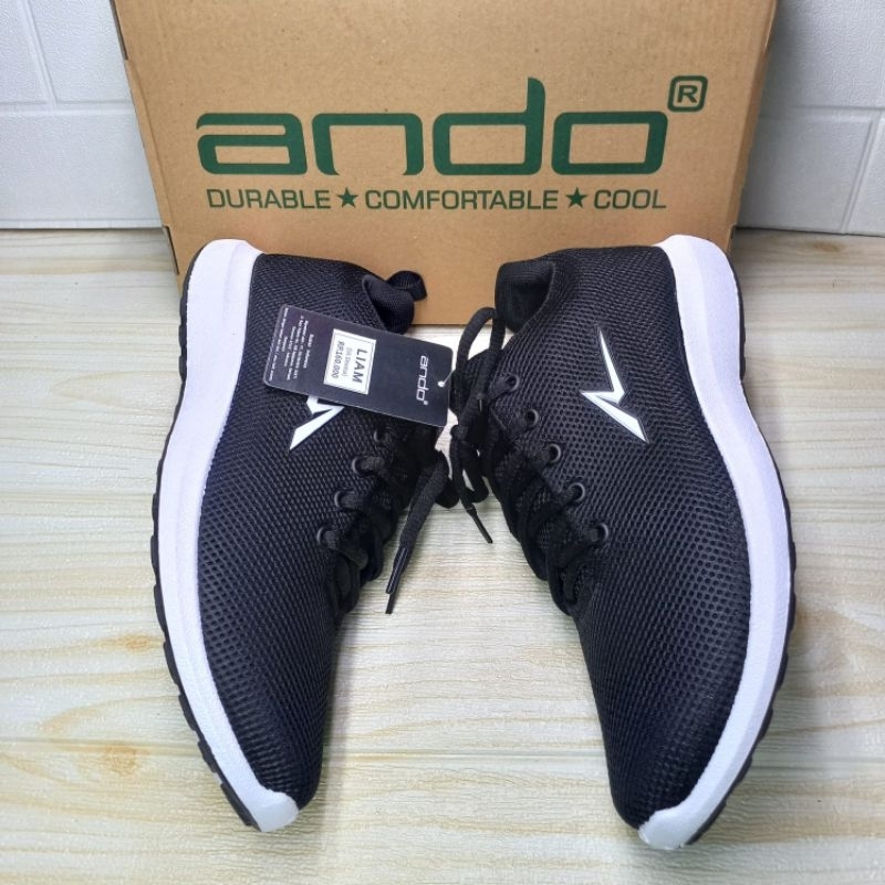 Jual sepatu ando LIAM DAN sepatu SPORT tapak putih | Shopee Indonesia