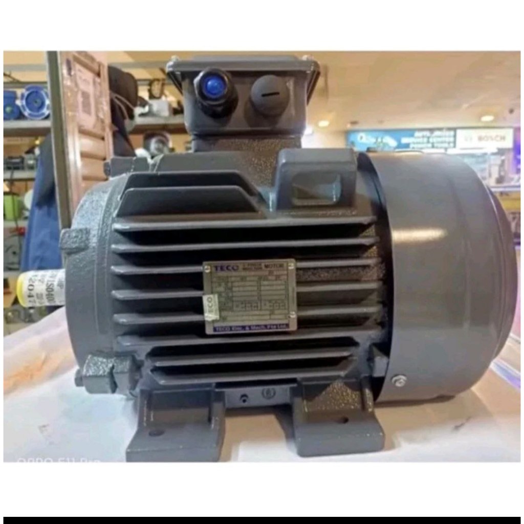 Jual Teco 2 HP 3 Phase 1400 Rpm Dinamo Elektro Motor 1.5KW 4Pole ...