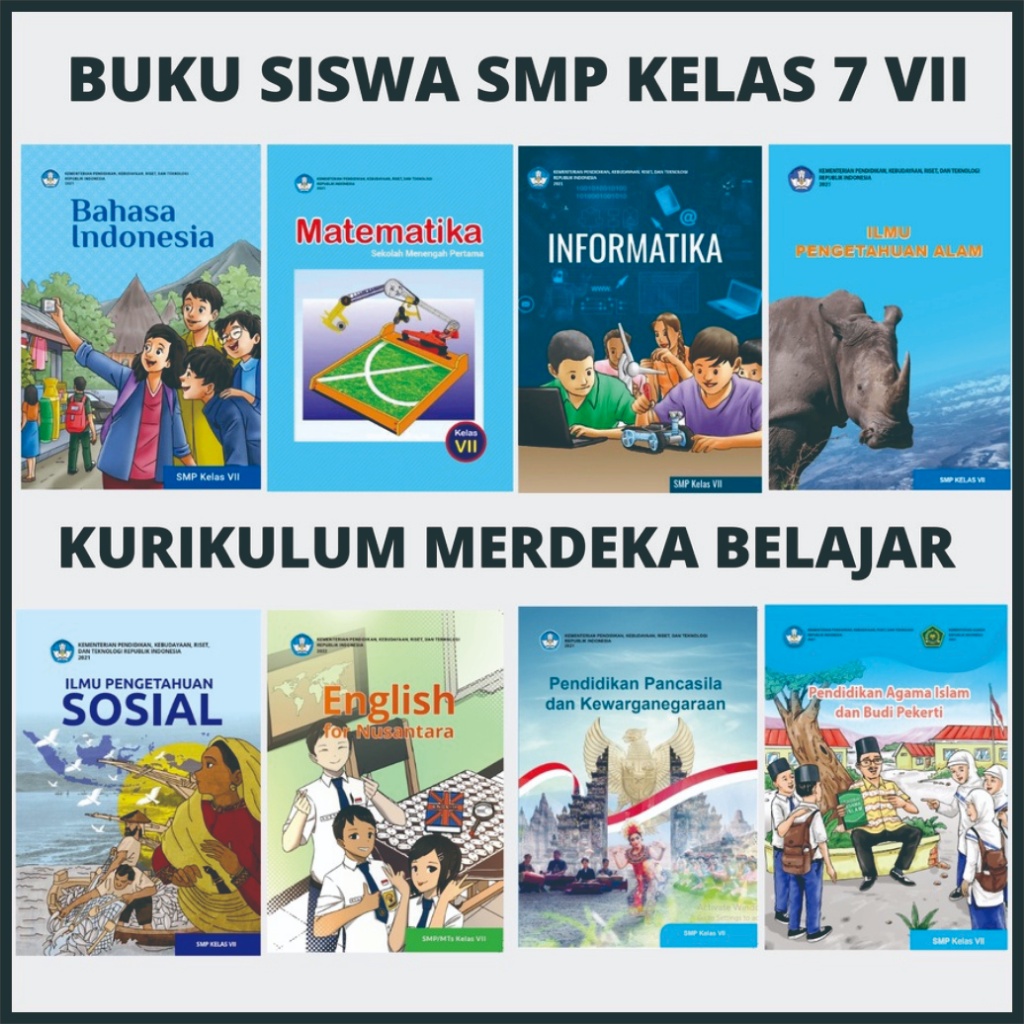 Jual Buku Pelajaran Siswa SMP MTS Kelas 7 VII Kurikulum Merdeka ...