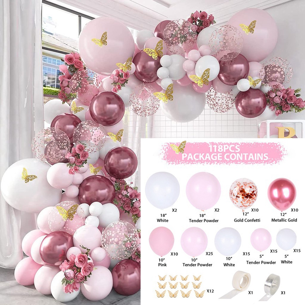 Jual Balon Garland Karangan Bunga Warna Untuk Dekorasi Pesta Ulang ...
