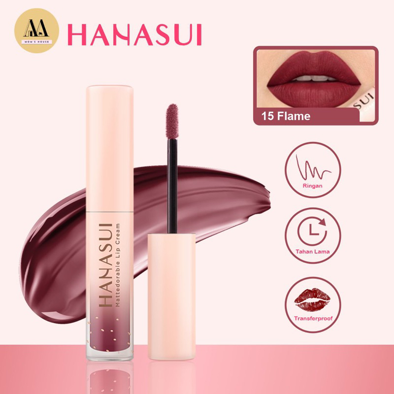 Jual HANASUI MATTEDORABLE LIPCREAM no 9-16 ( PCS) | Shopee Indonesia