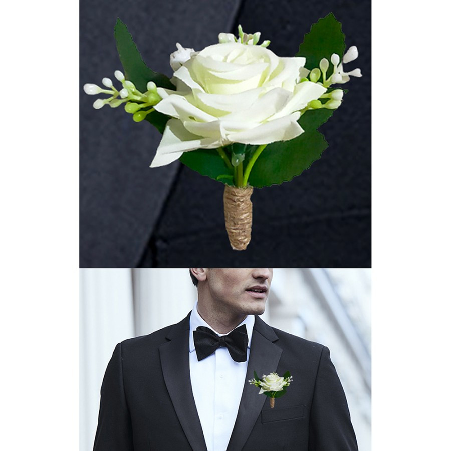 Jual korsase corsage corsages pin bros jas pernikahan bridesmaid bunga ...