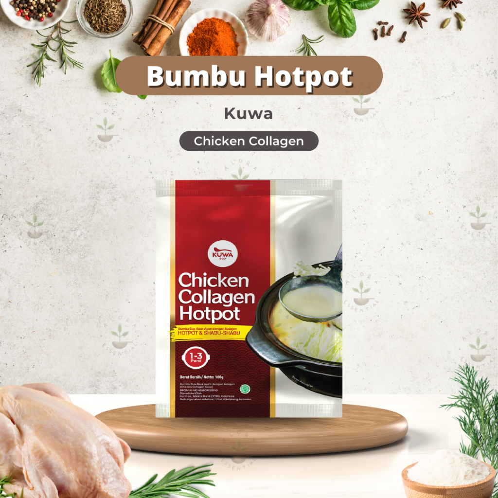 Jual KUWA Bumbu Hotpot - Kuwa Chicken Collagen Hotpot Kaldu Sup Ayam ...