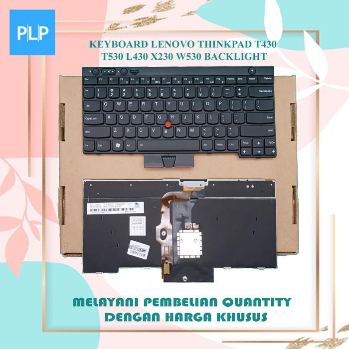 Jual Keyboard Lenovo Thinkpad T430 T530 L430 X230 W530 Backlight ...