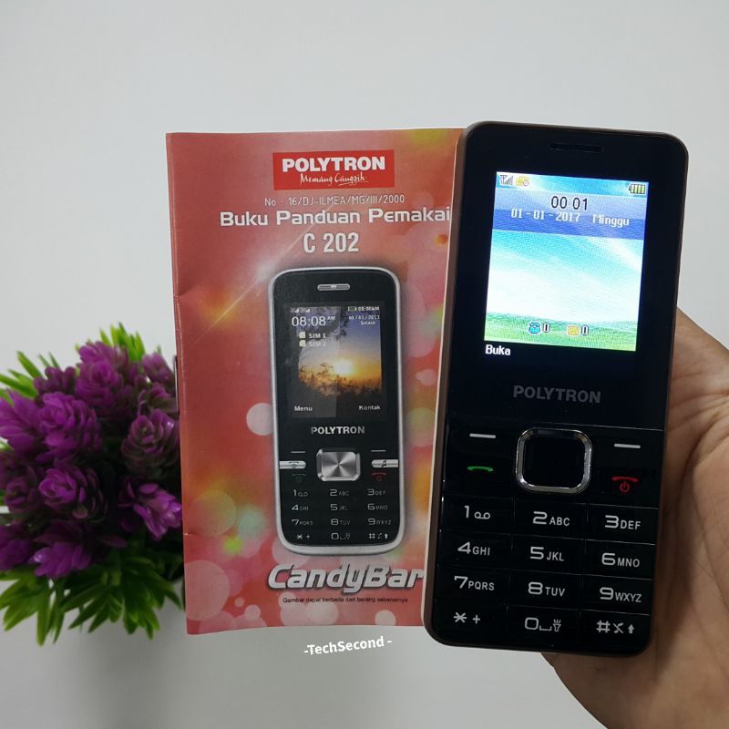 Jual Hp Polytron C205 Brown Original | Shopee Indonesia