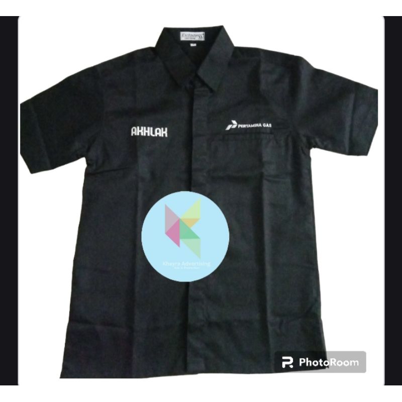 Jual kemeja Akhlak Pertamina gas seragam akhlak Pertamina Gas Baju ...