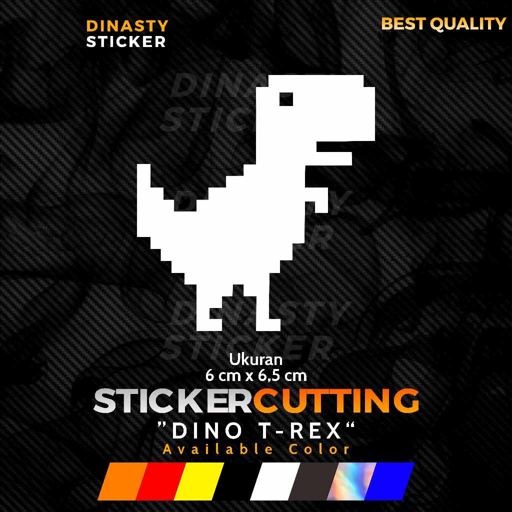 Jual STICKER STIKER CUTTING GAME DINO TYREX DINOSAURUS | Shopee Indonesia