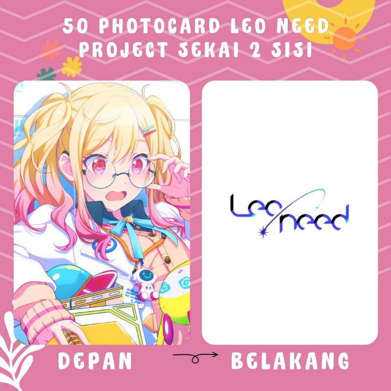 Jual [50 PCS] PHOTOCARD LEO NEED PROJECT SEKAI CETAK 2 SISI | Shopee ...