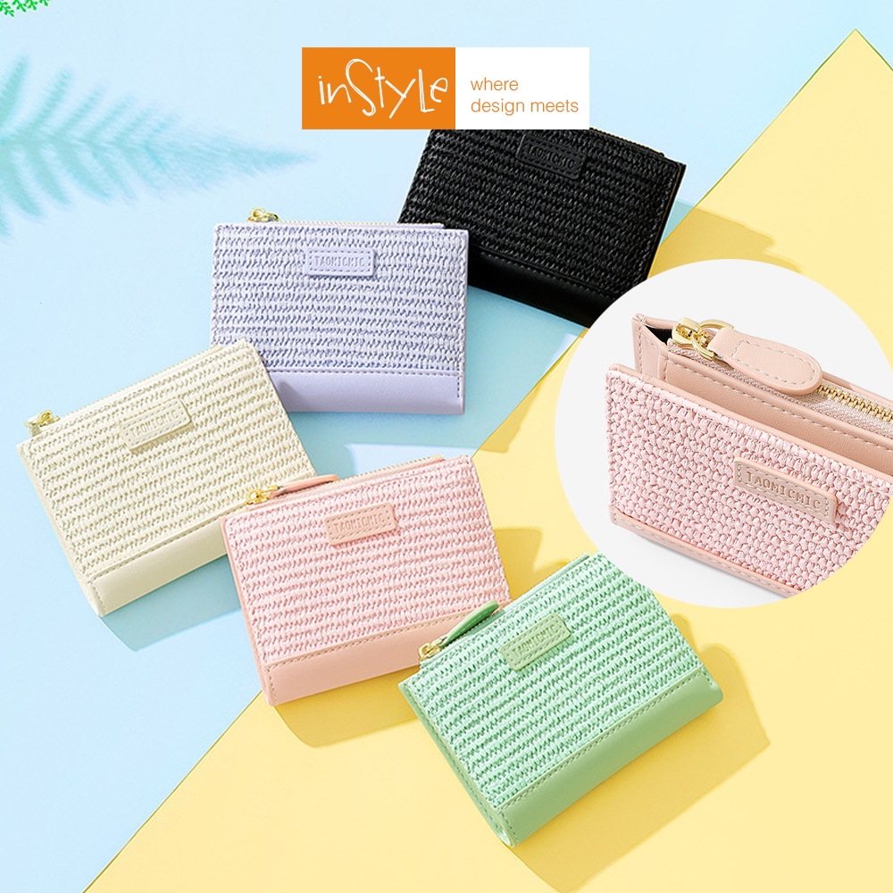 Jual Dompet Lipat Wallet Coin Wanita PU Leather (D1-001-Y9012) | Shopee ...