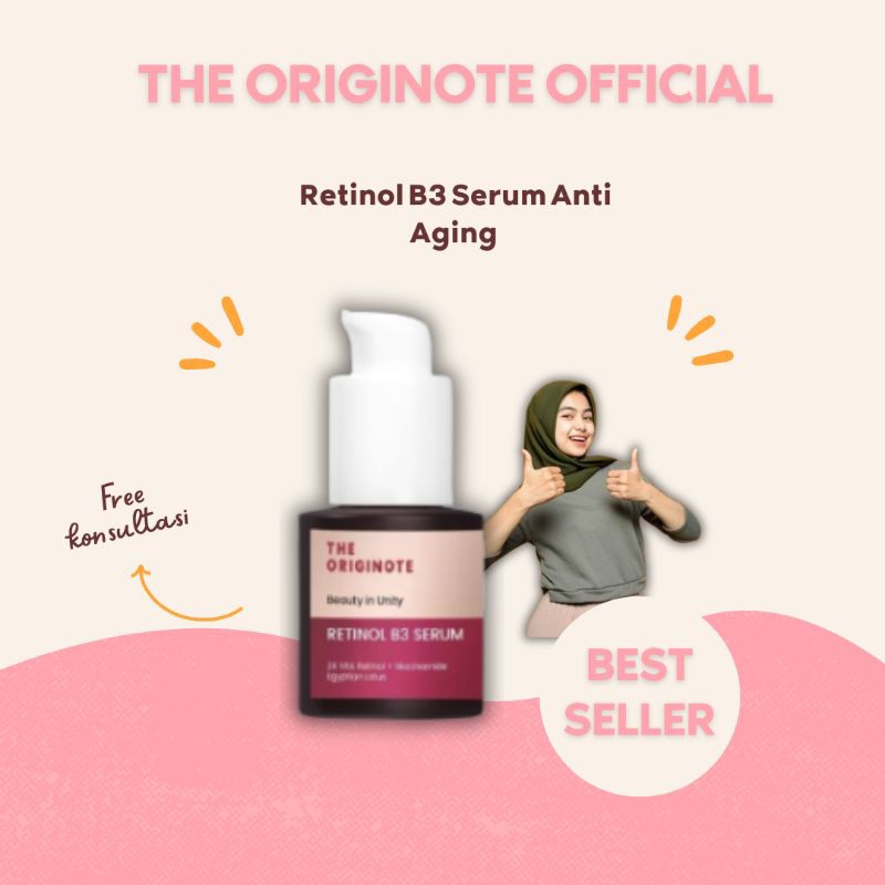 Jual The Originote Retinol B3 Serum - Serum Anti Aging Menyamarkan ...