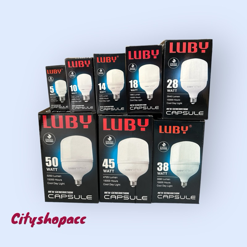 Jual Luby Capsule 5 Watt/10 Watt/14 Watt/18 Watt/28 Watt / 38 Watt | Shopee Indonesia