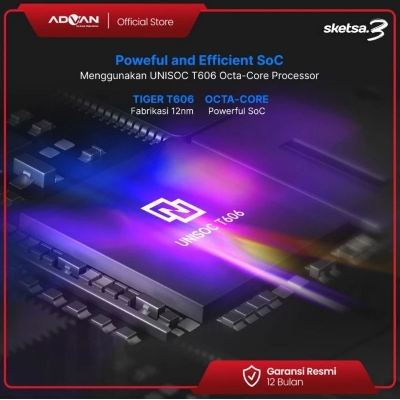 Jual Advan Sketsa 3 6/128 Free Keyboard Garansi Resmi | Shopee Indonesia