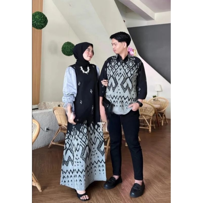 Jual Gamis tenun-set couple tenun-baju kondangan-tenun blanket-tenun ...