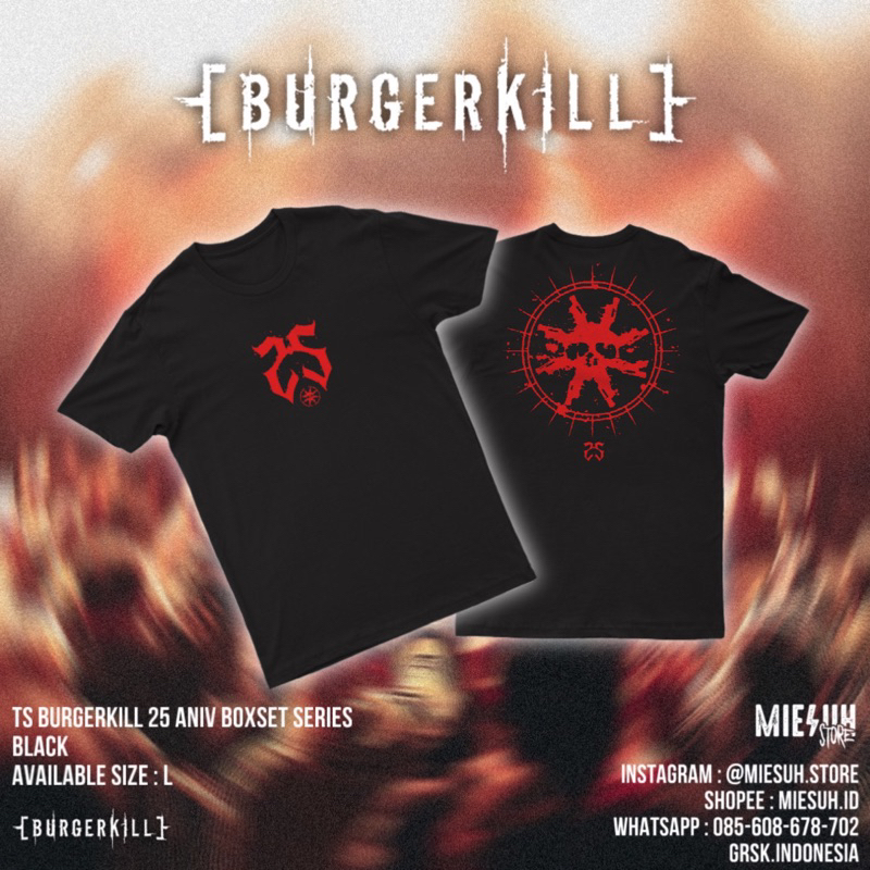 Jual Ts-Burgerkill 25 aniv boxset series | Shopee Indonesia