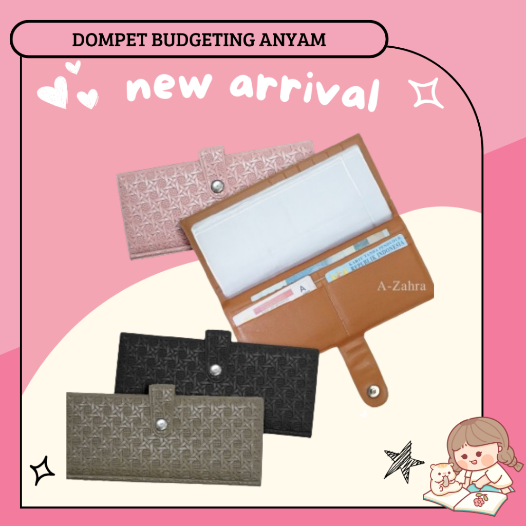 Jual (BARU) DOMPET BUDGETING MOTIF ANYAMAN / DOMPET BUDGETIN MOTIF ...