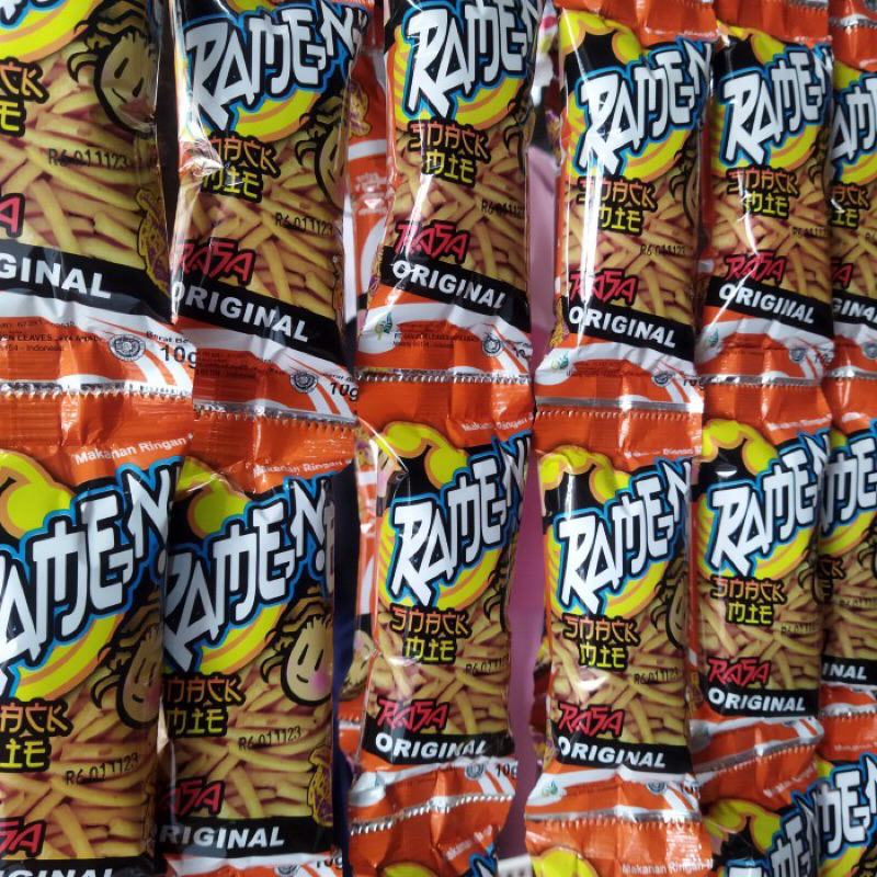 Jual RAMENE Snack Mie Gurih RENCENG ISI 10 PCS | Shopee Indonesia