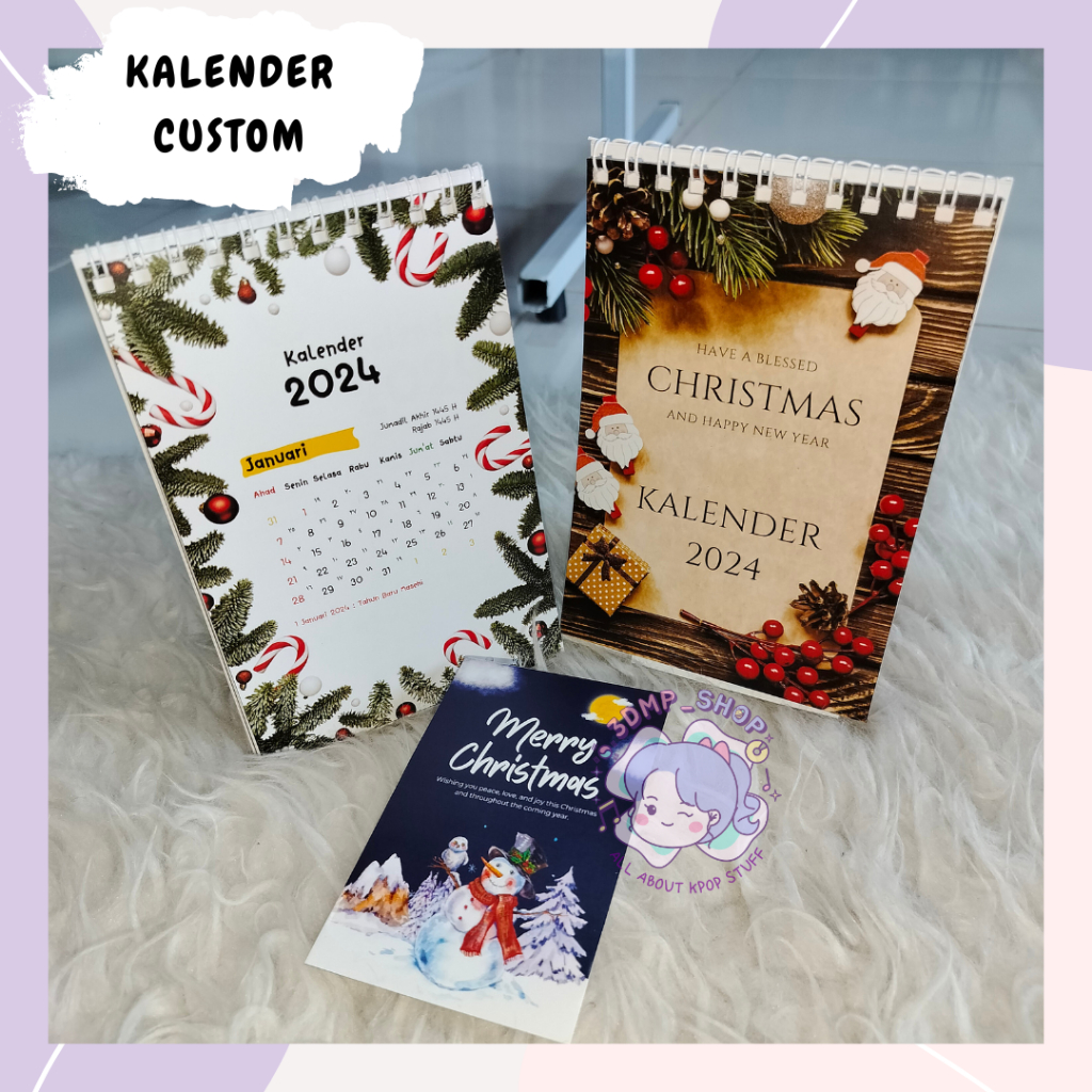 Jual KALENDER DUDUK 2026 A6 HARI NATAL MERRY CHRISTMAS KADO GIFT HADIAH ...
