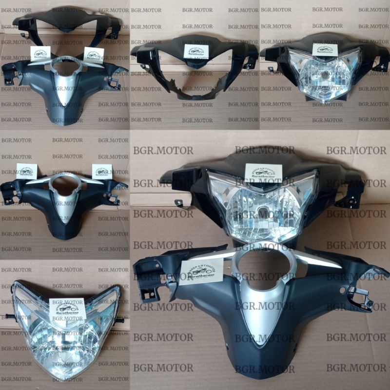Jual Batok depan belakang plus lampu Yamaha Jupiter MX new 135 Hitam ...
