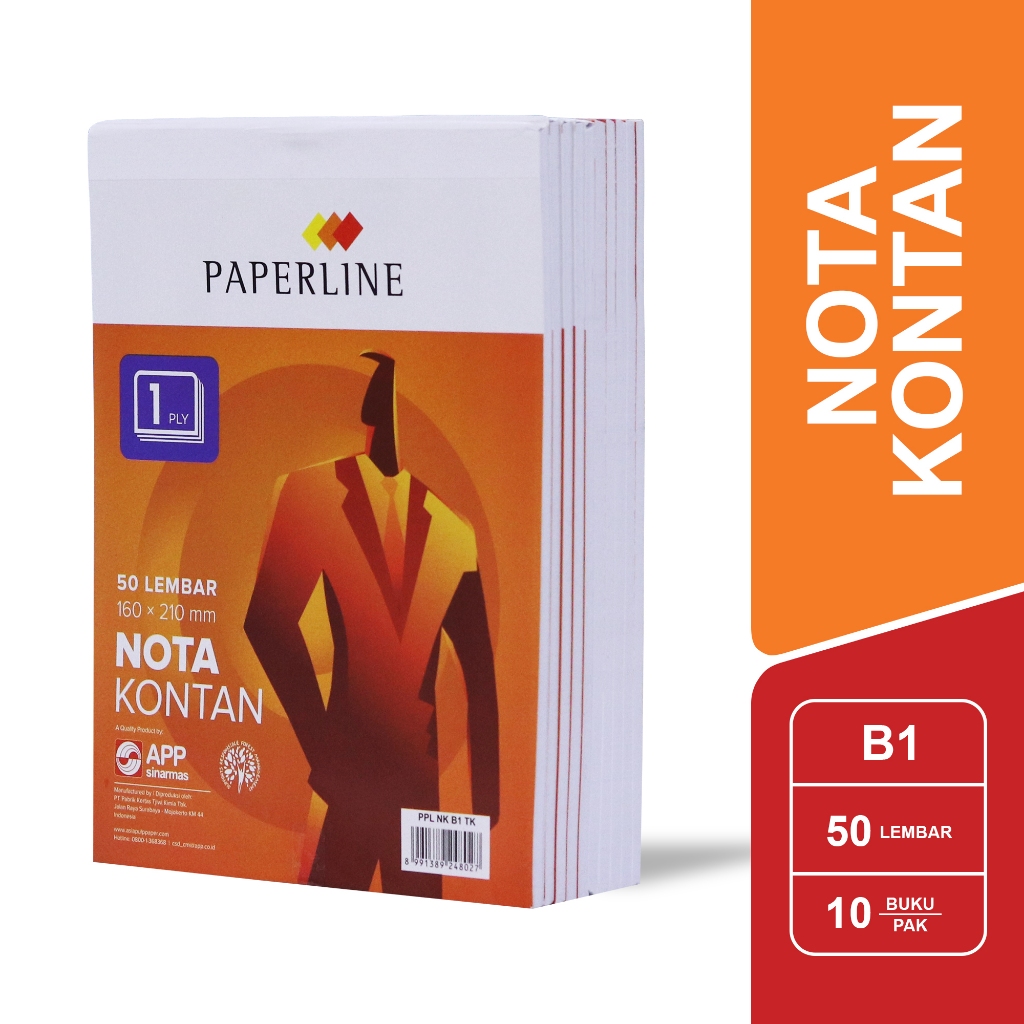 Jual Paperline Nota Kontan 1ply B1 - PPL NK B1 | Shopee Indonesia