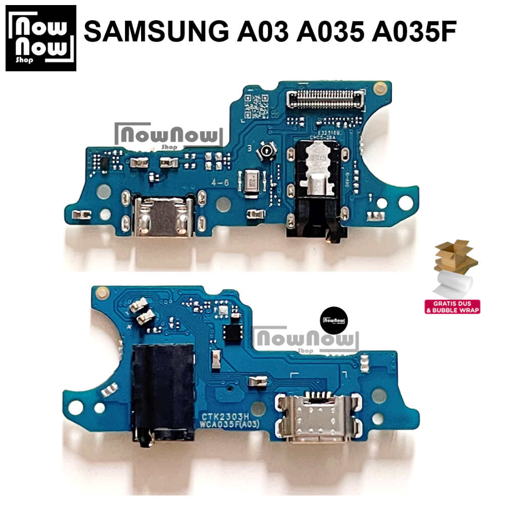 Jual BOARD KONEKTOR PAPAN CAS SAMSUNG A03 A035 A035F PCB CONNECTOR ...