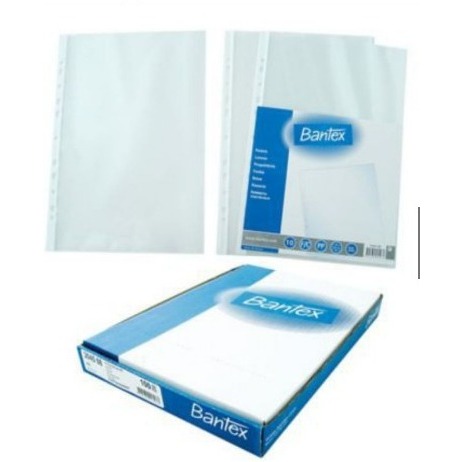 Jual PP Pocket/Sheet Protector F4 Bantex 2045 ( 1pak/100sheet ...