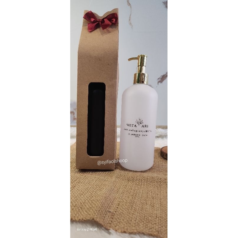 Jual Botol Sabun / Shampo 500 Ml Custom Cetak // Souvenir Botol Kemas ...