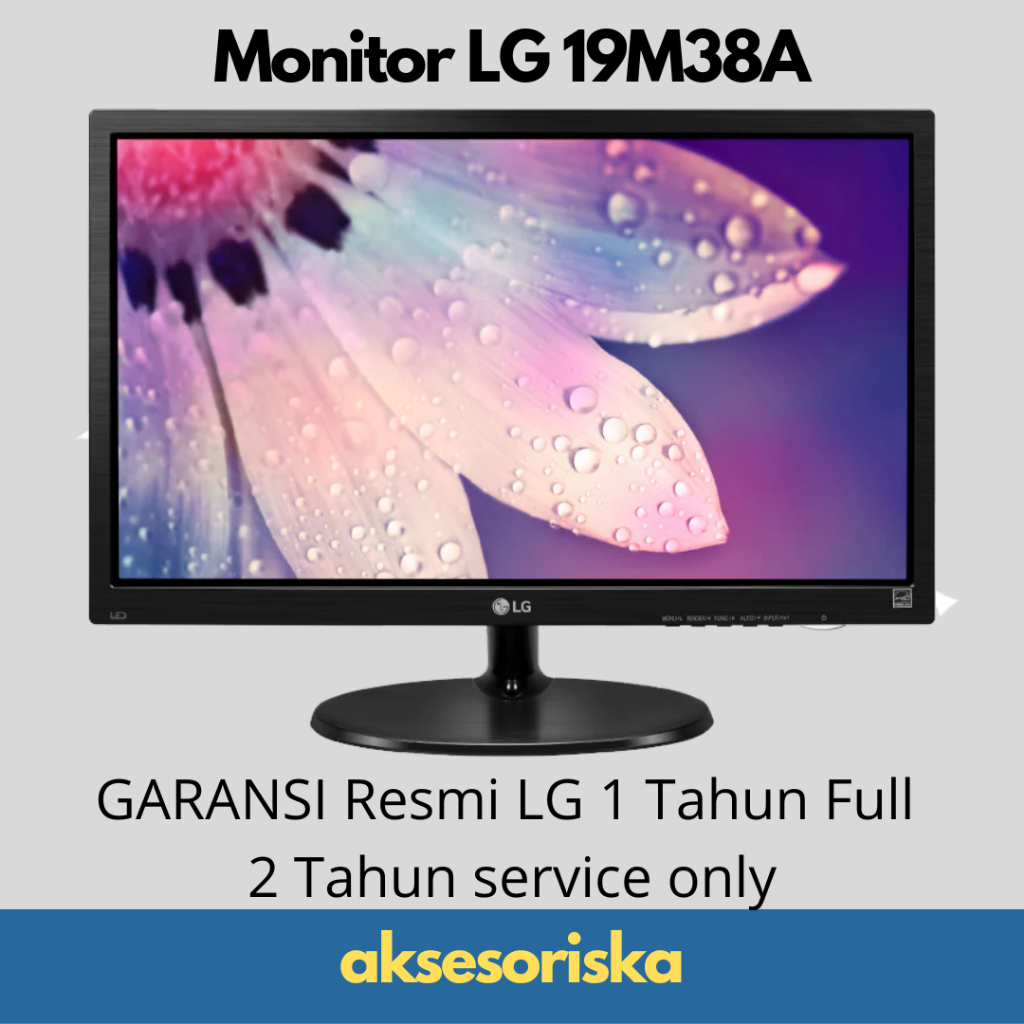 Jual Monitor LG LED 19" /19INCH/19 INCH/18.5" 19M38/19M38A/19M38A-B VGA ...