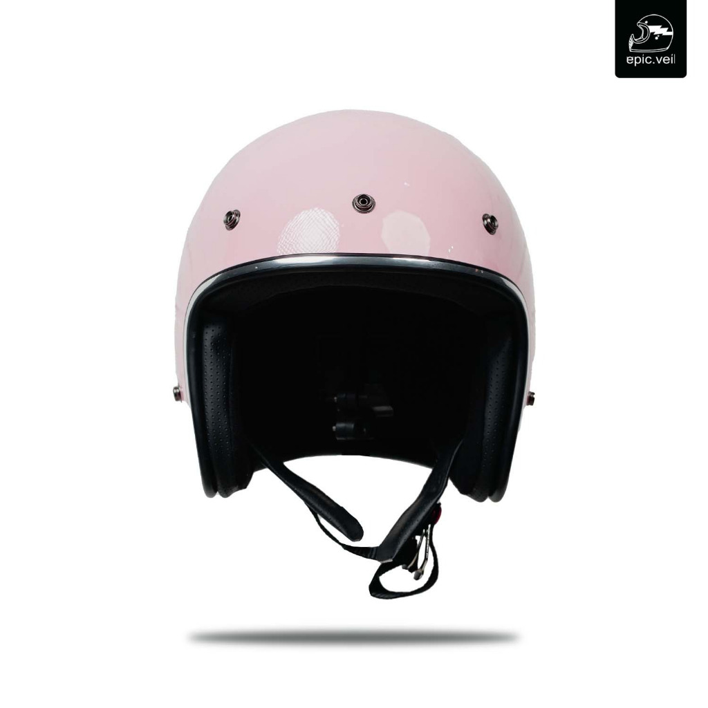 Jual EPIC VEIL Helm Half Face Dusty Pink / Merah Muda Glossy List ...