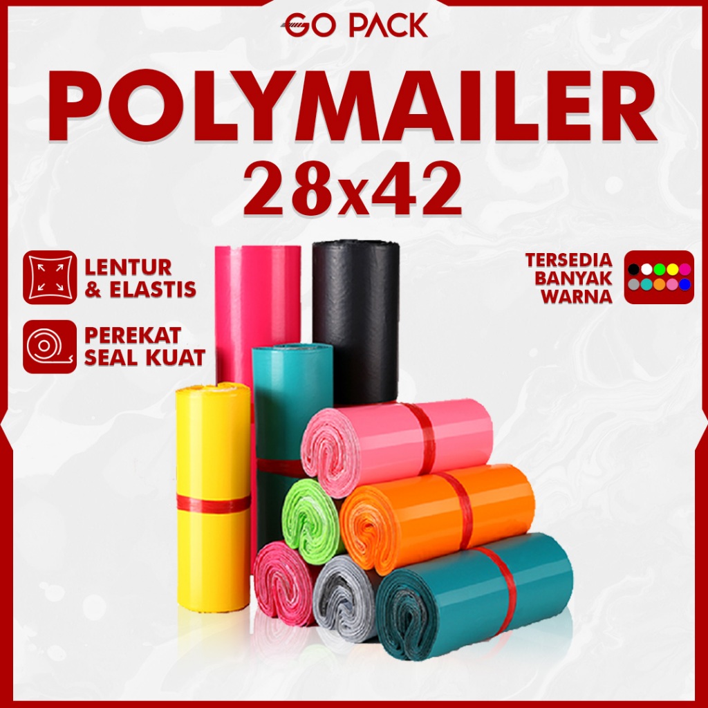 Jual GO PACK PLASTIK POLYMAILER 28x42 Kantong Tebal Premium Online Shop ...
