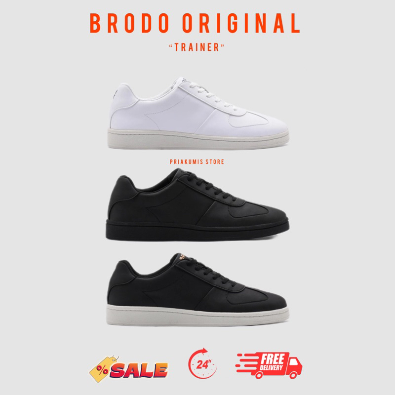 Jual BRODO - Sepatu Pria Sneakers Trainer | Shopee Indonesia