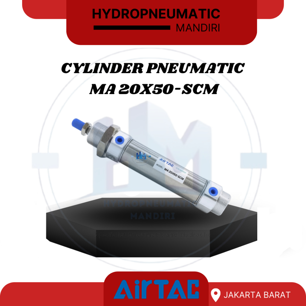 Jual PNEUMATIC MINI CYLINDER AIRTAC MA20X50-SCM | Shopee Indonesia