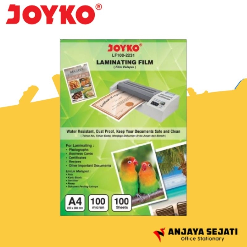 Jual Kertas Laminating A4 Joyko | Perpack | Shopee Indonesia