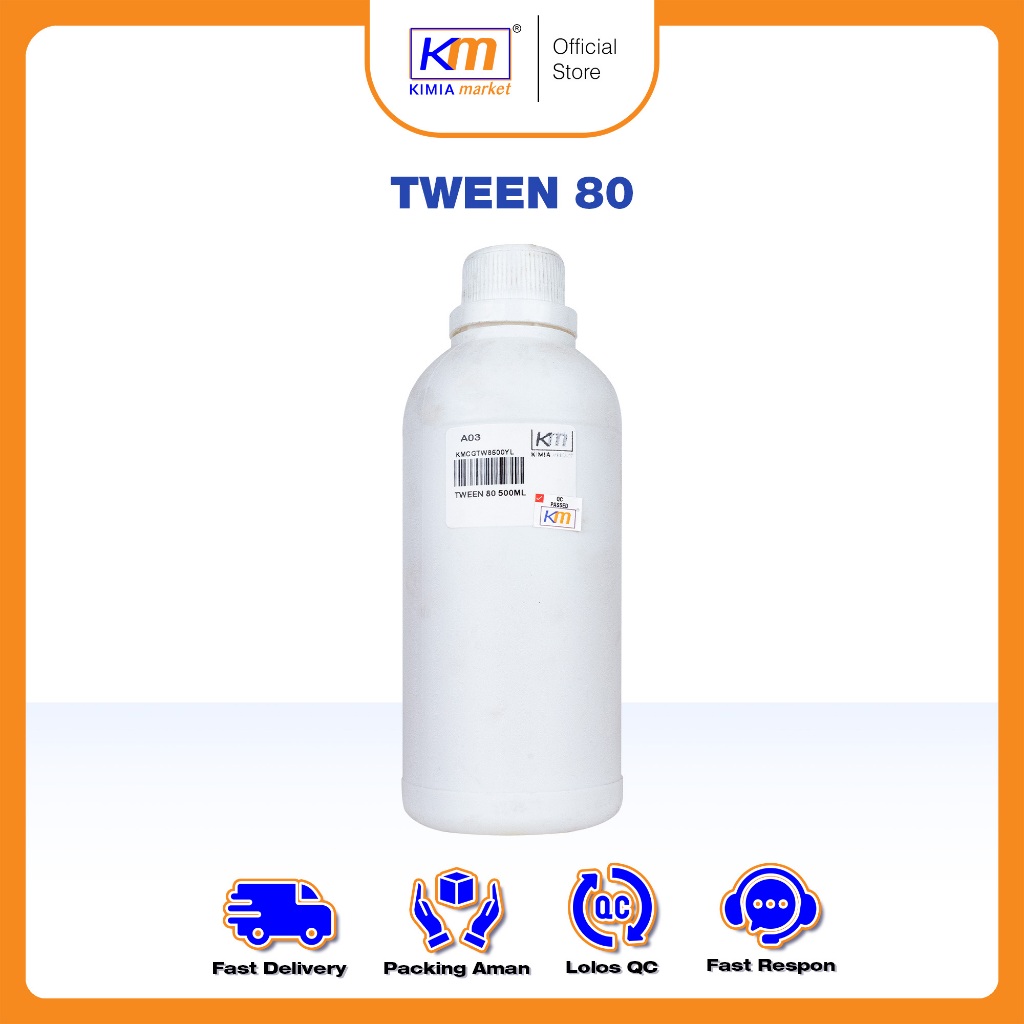 Jual Tween 80 atau emulsifier cosmetic grade penyatu air dan minyak ...