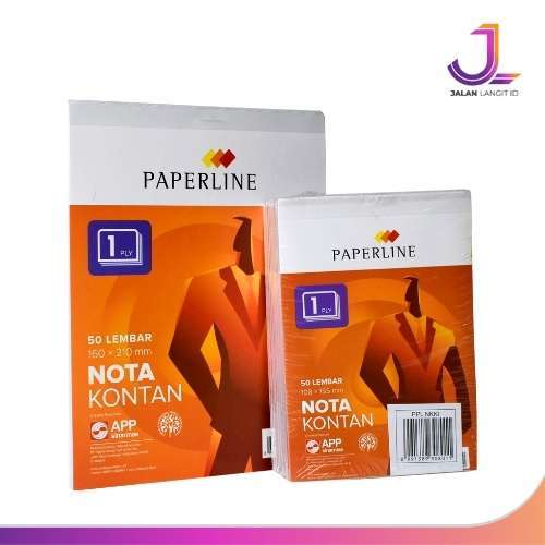 Jual Buku Nota Kontan 1 ply Paperline Kertas Bon Kecil Rangkap 1 isi 50 ...