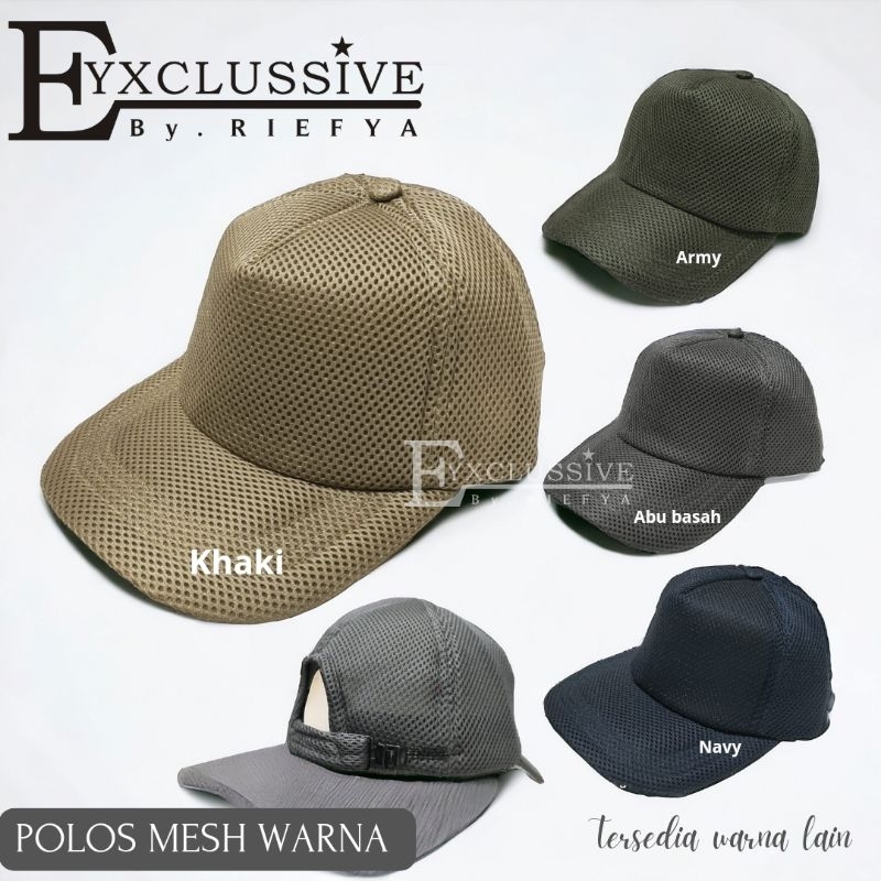 Jual TOPI DOUBLEMESH POLOS WARNA / TOPI JARING HALUS WARNA | Shopee ...
