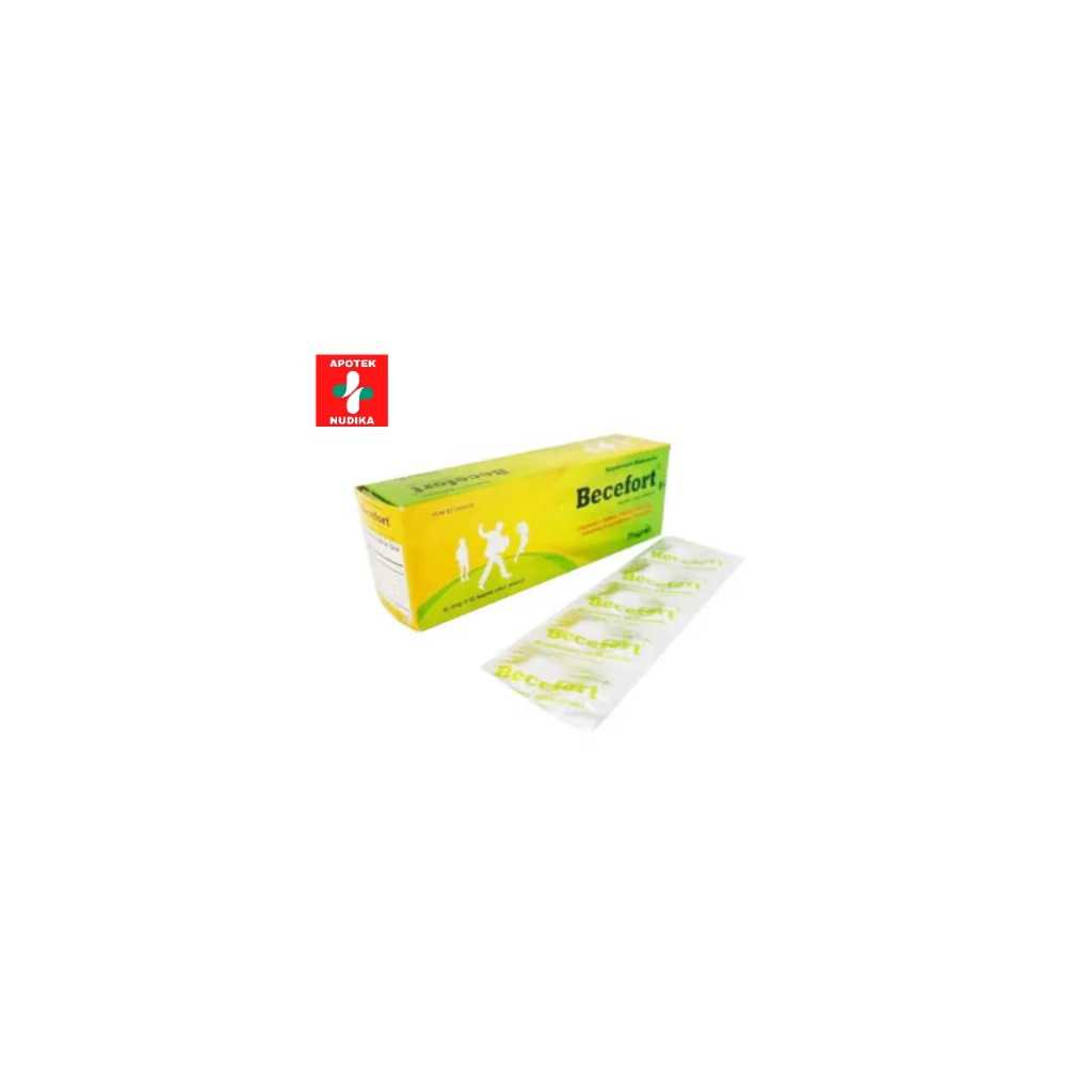 Jual BECEFORT TABLET STRIP ISI 10 TABLET / MULTIVITAMIN / VITAMIN DAYA ...