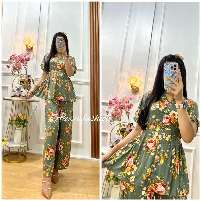 Jual Oneset Nalla Cantik / Oneset Piama rayon premium / Oneset kekinian ...