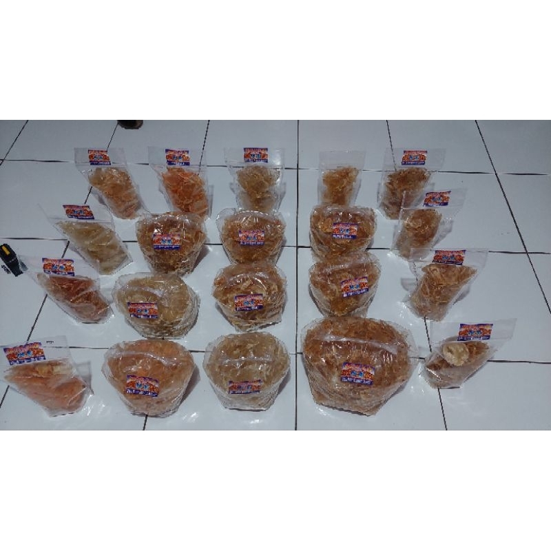 Jual 250gr ELOD KERIPIklK KACA RENYAH PEDAS GURIH DENGAN DAUN JERUK ...