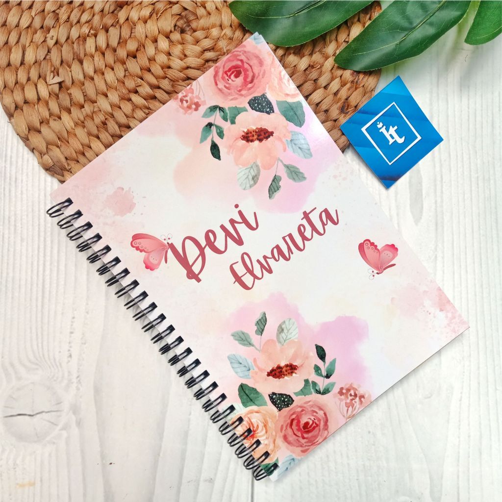 Jual CUSTOM BOOK A4 SPIRAL BINDING, NOTEBOOK CUSTOM, NOTEBOOK A4 CUSTOM ...