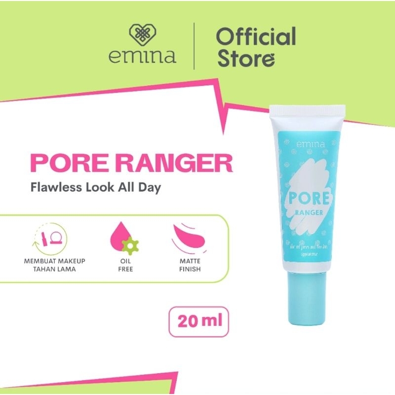 Jual Emina Pore Ranger 20ml Base Makeup Prime wajah Make up | Shopee ...