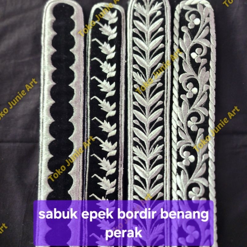Jual SABUK EPEK TIMANG BUSANA ADAT JAWA BORDIR BENANG PERAK | Shopee ...